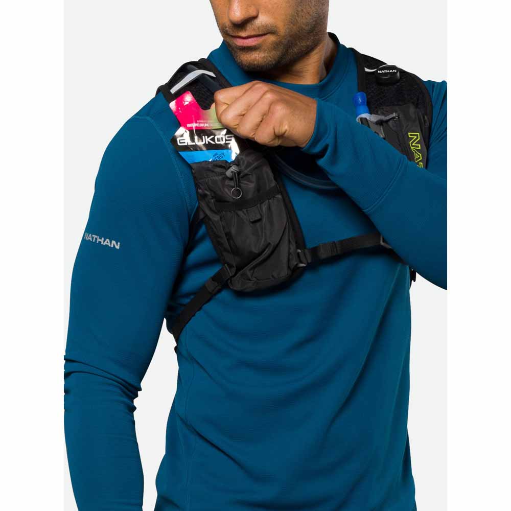 Nathan Laser Light 3 Liter Hydration Pack - Black/High Vis Yellow - The ...