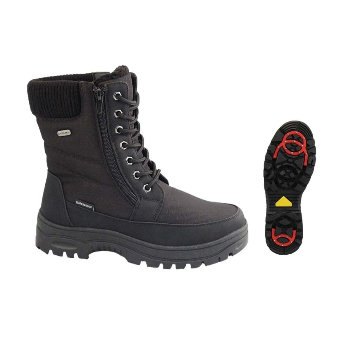 Navatex Women's Lace and Double Zipper Boots - The Warming Store