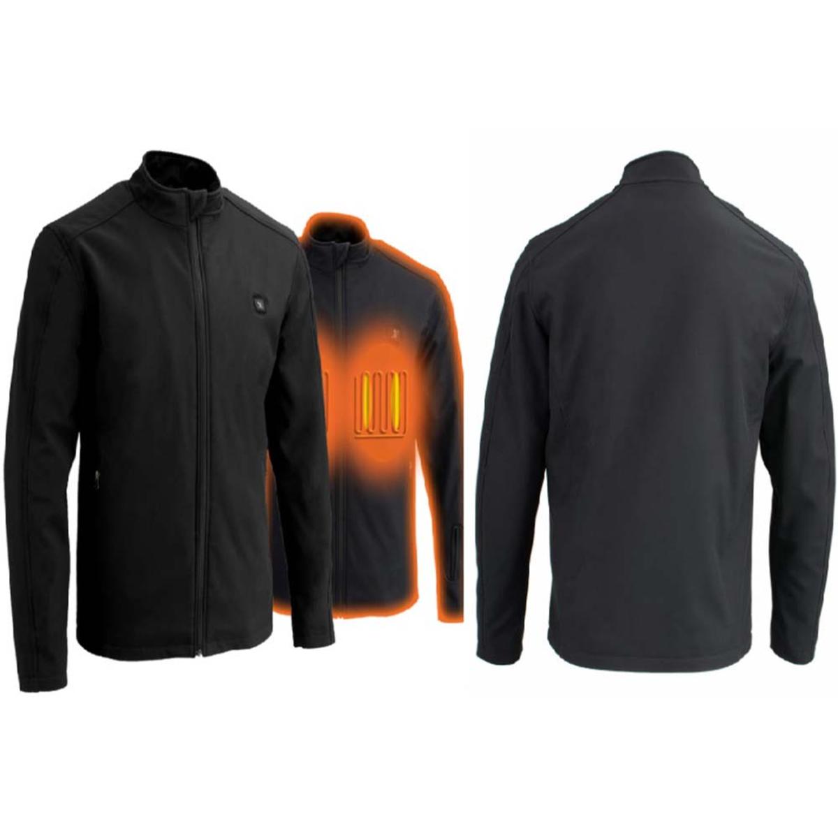 NexGen Heat Men's 'Cross Fire' Collarless Soft-Shell Heated Jacket ...
