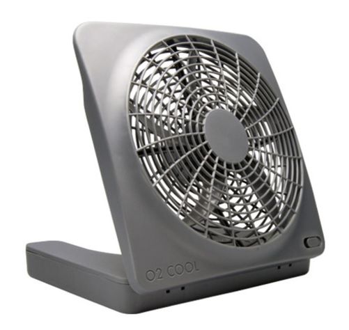 O2 Cool Treva 10" Battery Operated Indoor/Outdoor Fan with Adapter ...