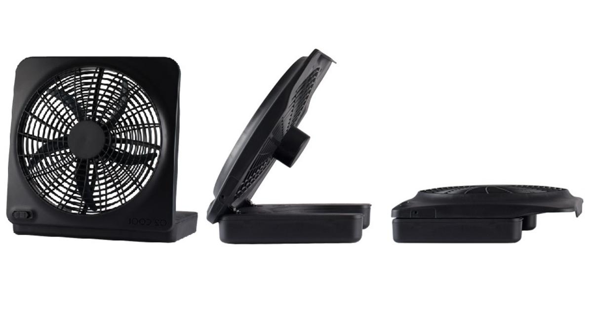 O2 Cool Treva 10" Battery Operated Indoor/Outdoor Fan with Adapter ...