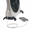 O2 Cool Treva 10" SmartPower Fan with USB Power Port & AC Adapter - The ...