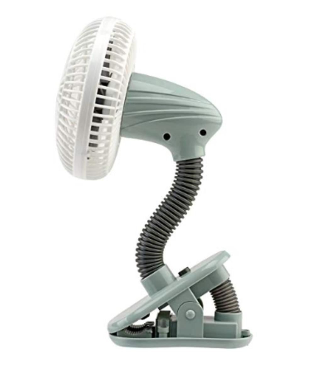 O2 Cool 4-Inch Battery Powered Clip on Fan - The Warming Store