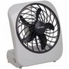 O2 Cool Treva 5" Battery Operated Portable Fan - Grey - The Warming Store