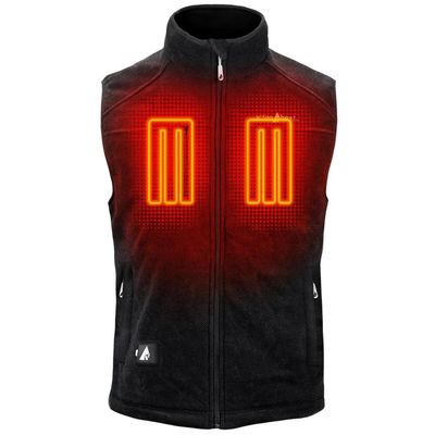 Open Box ActionHeat 5V Men's Performance Fleece Battery Heated Vest ...