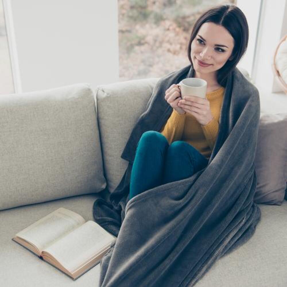 Open Box ActionHeat 7V Battery Heated Plush Throw Blanket - The Warming ...
