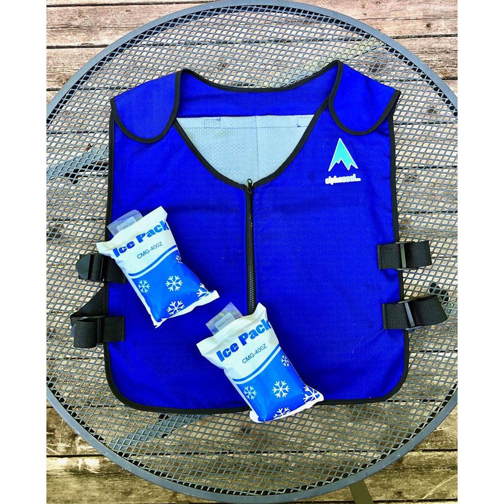 Open Box AlphaCool Arctic Cooling Ice Vest with Self-Fill Reusable Ice ...