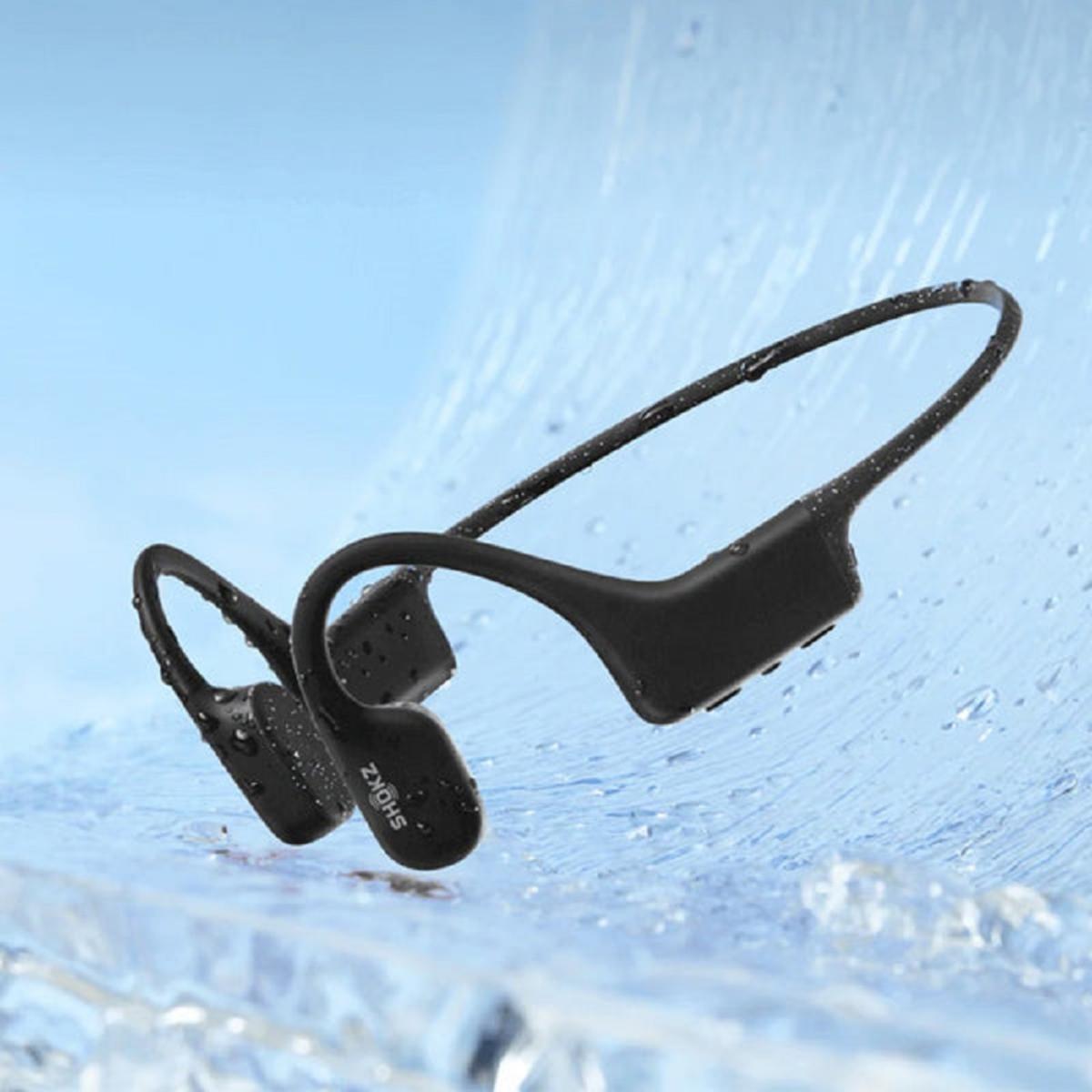 Shokz OpenSwim Wireless Bone Conduction MP3 Swimming Headphones - The ...