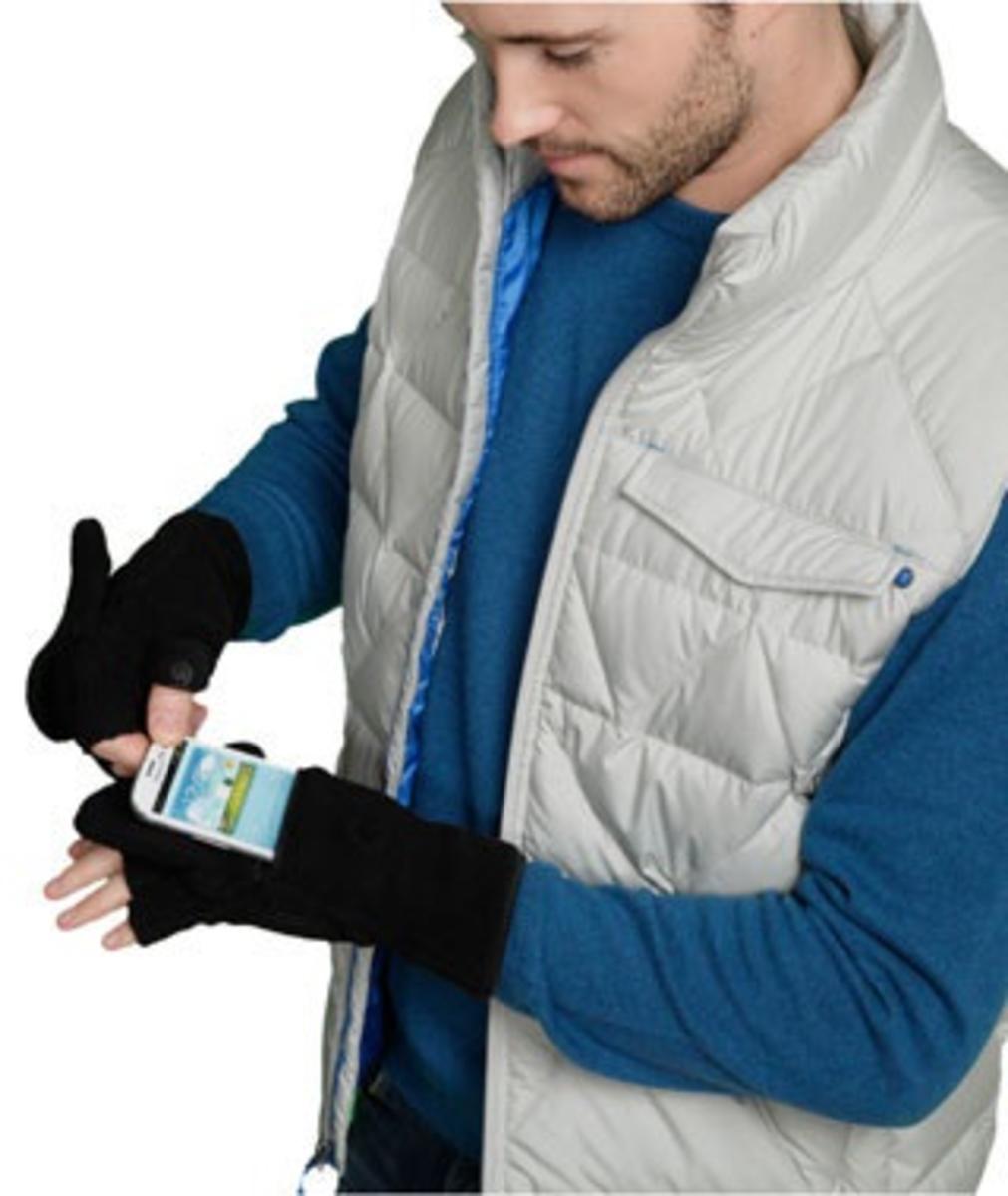 Sprigs Multi-Mitt Fleece Fingerless Gloves - The Warming Store