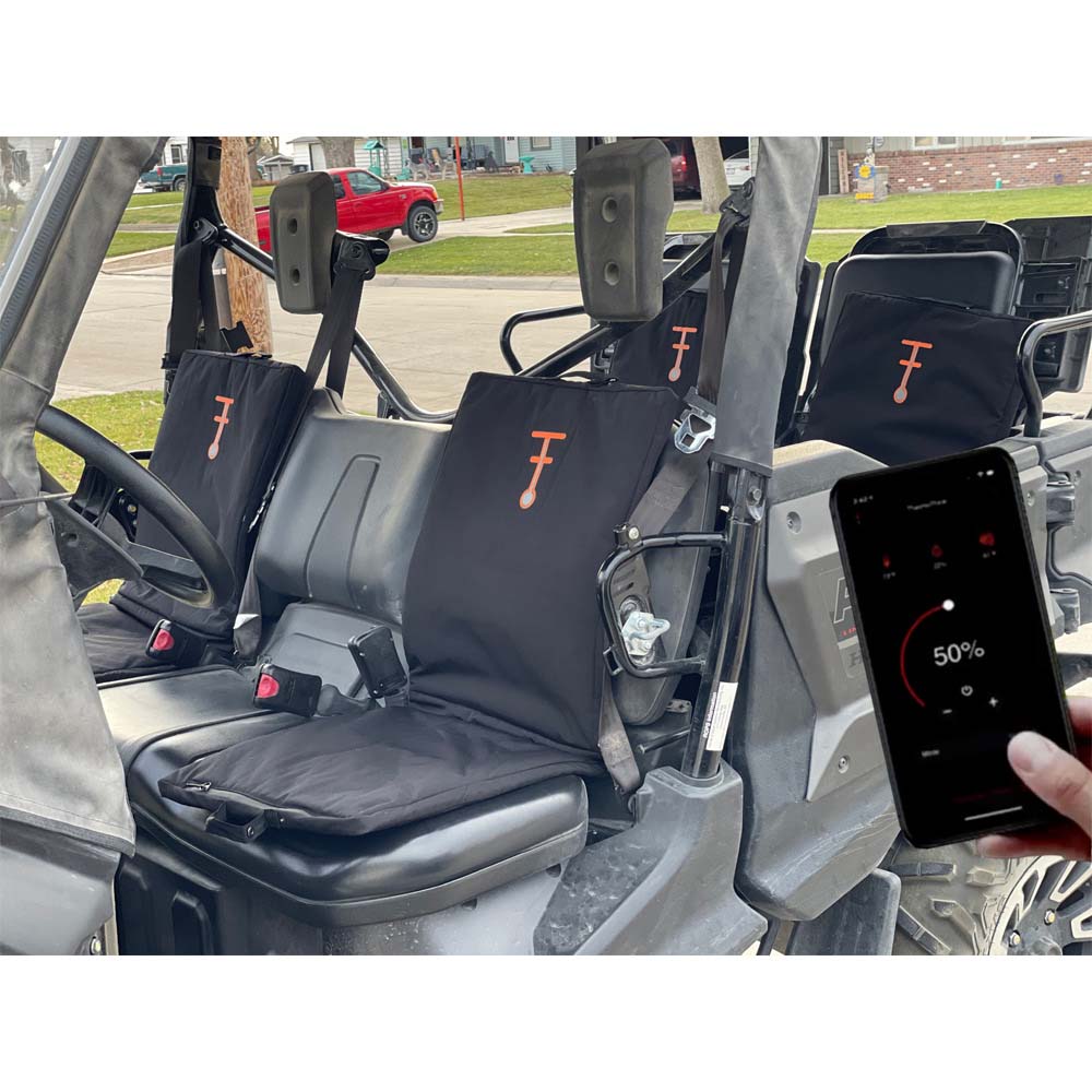 ThermoThink App Controlled Heated Seat Cushion with USBC Power Delivery - The Warming Store