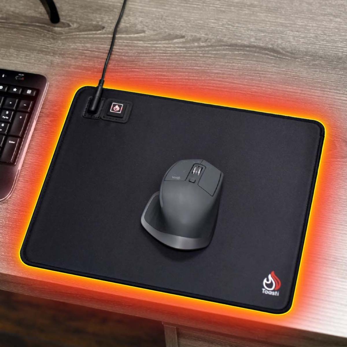 ToastiMat Heated Firing Up Cold Hand Warmer Mouse Pad - The Warming Store