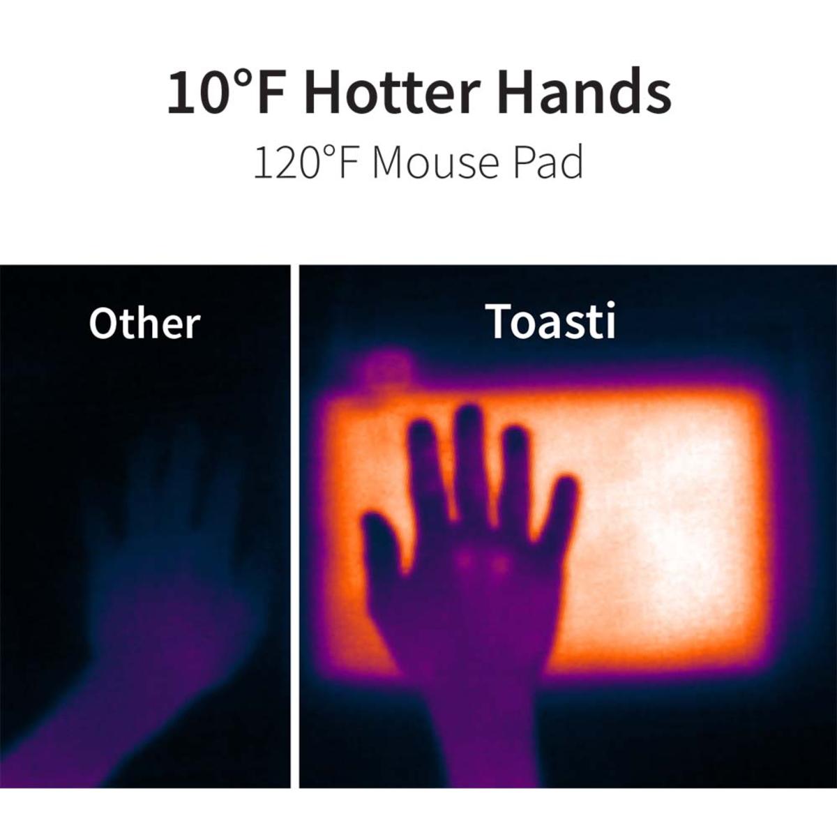 ToastiMat Heated Firing Up Cold Hand Warmer Mouse Pad - The Warming Store
