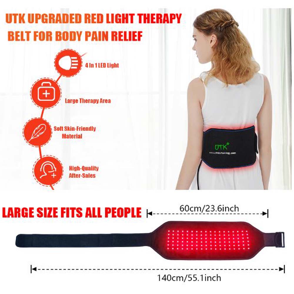 UTK Red Light Therapy Belt For Body Pain Relief 4 in 1 Flexible ...