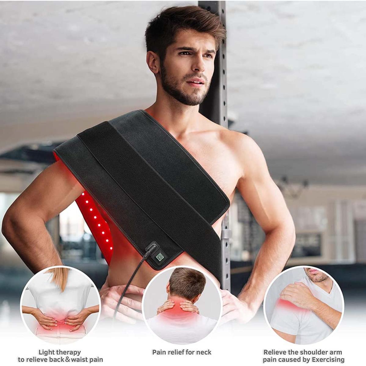 UTK Red Light Therapy Wearable Wrap for Body Pain Relief Large Pad 35 ...