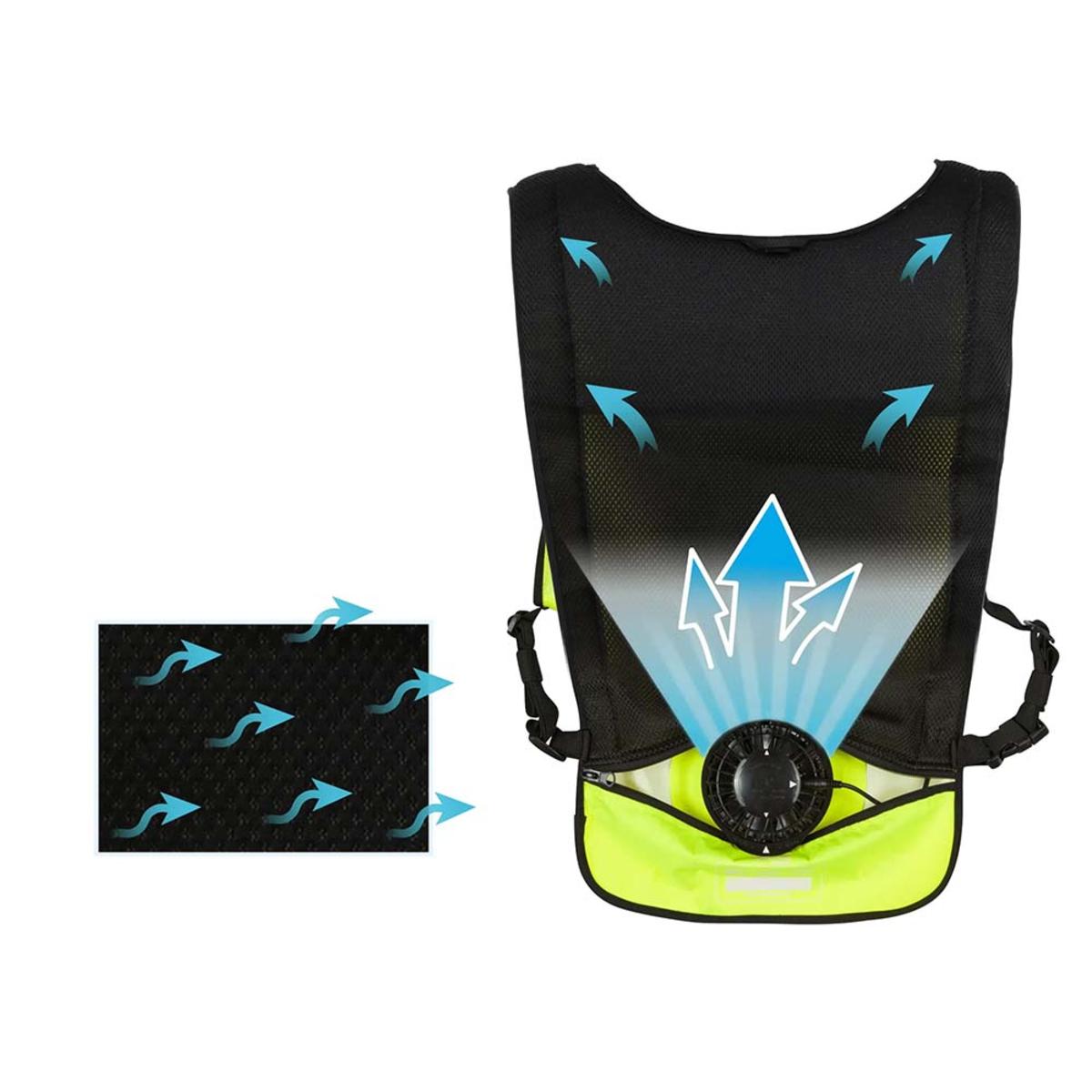 Venture Heat Unisex WindTech Pro 3 Speed Wearable Cooling Fan Vest with ...