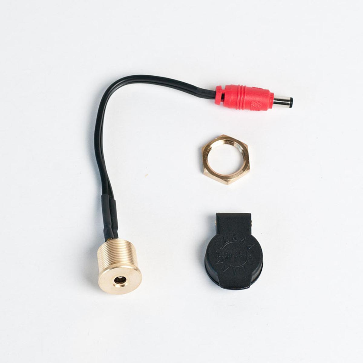 Warm & Safe DC Coax Jack Panel Mount with 6in Coax Plug Cable - The ...