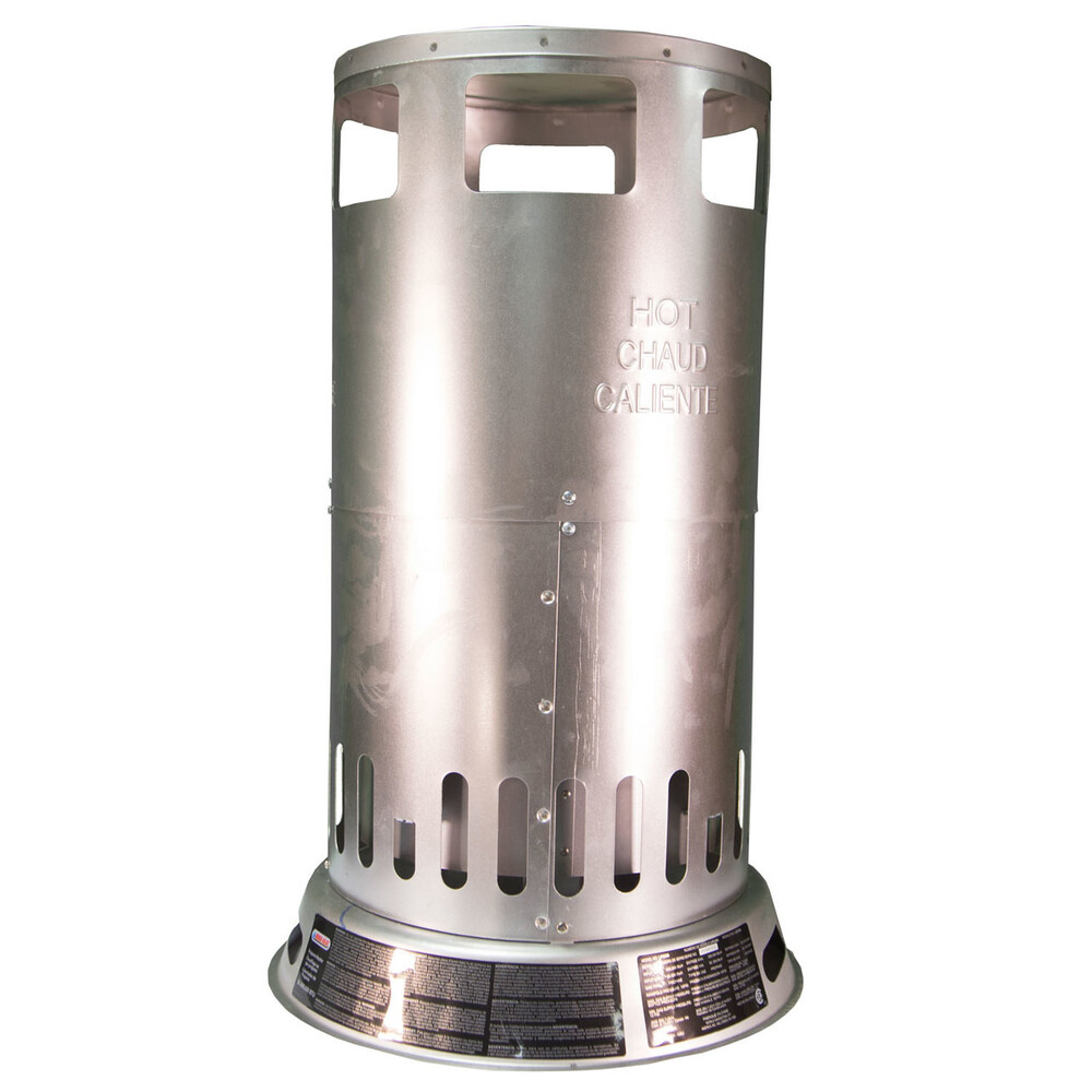 World Marketing 50-200,000 BTU Propane(LP) Convection Heater - Silver ...