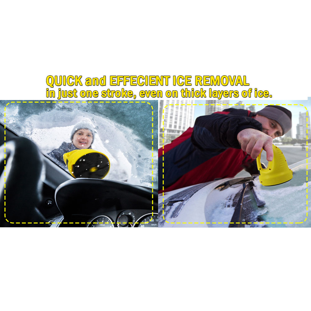 Zone Tech 3.7V USB Rechargeable Electric Snow Ice Scraper - The Warming ...