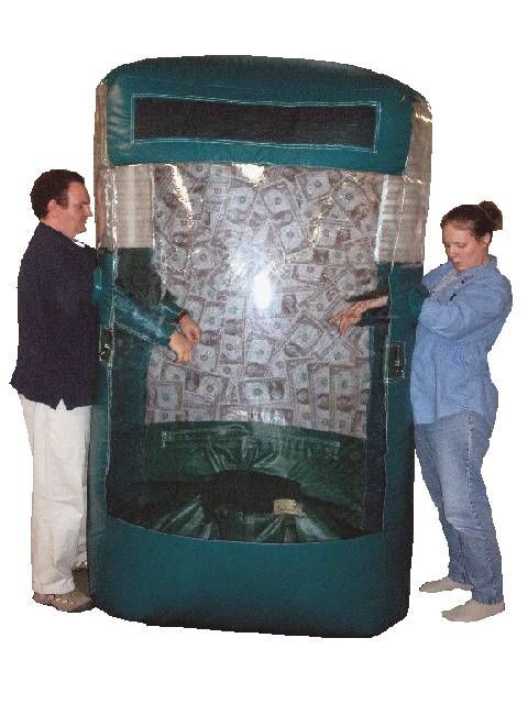 Inflatable Cash Cube - Money Machine
