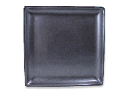 9 Black Alloy Square Japanese Plate"