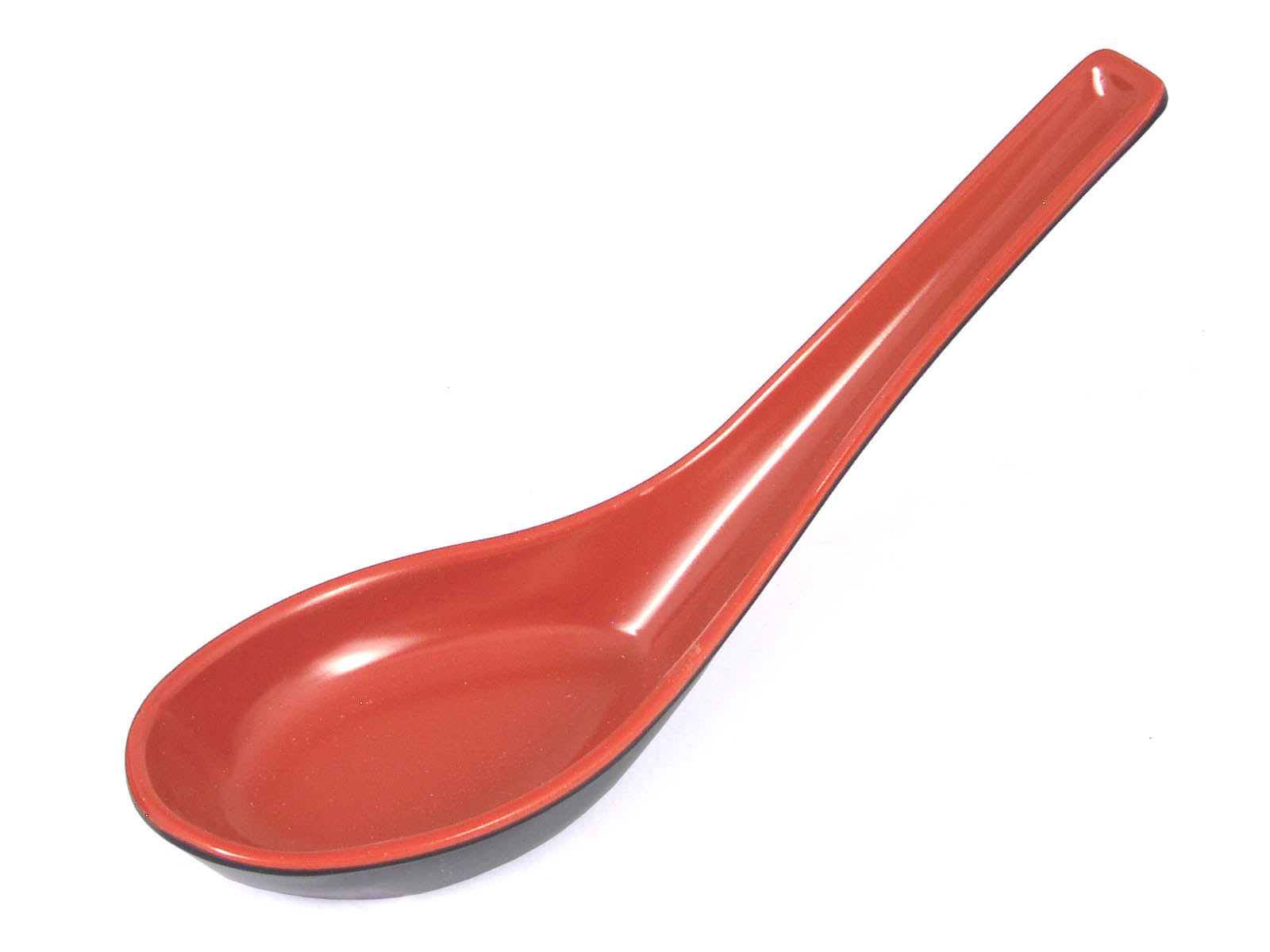Black and Red Spoon