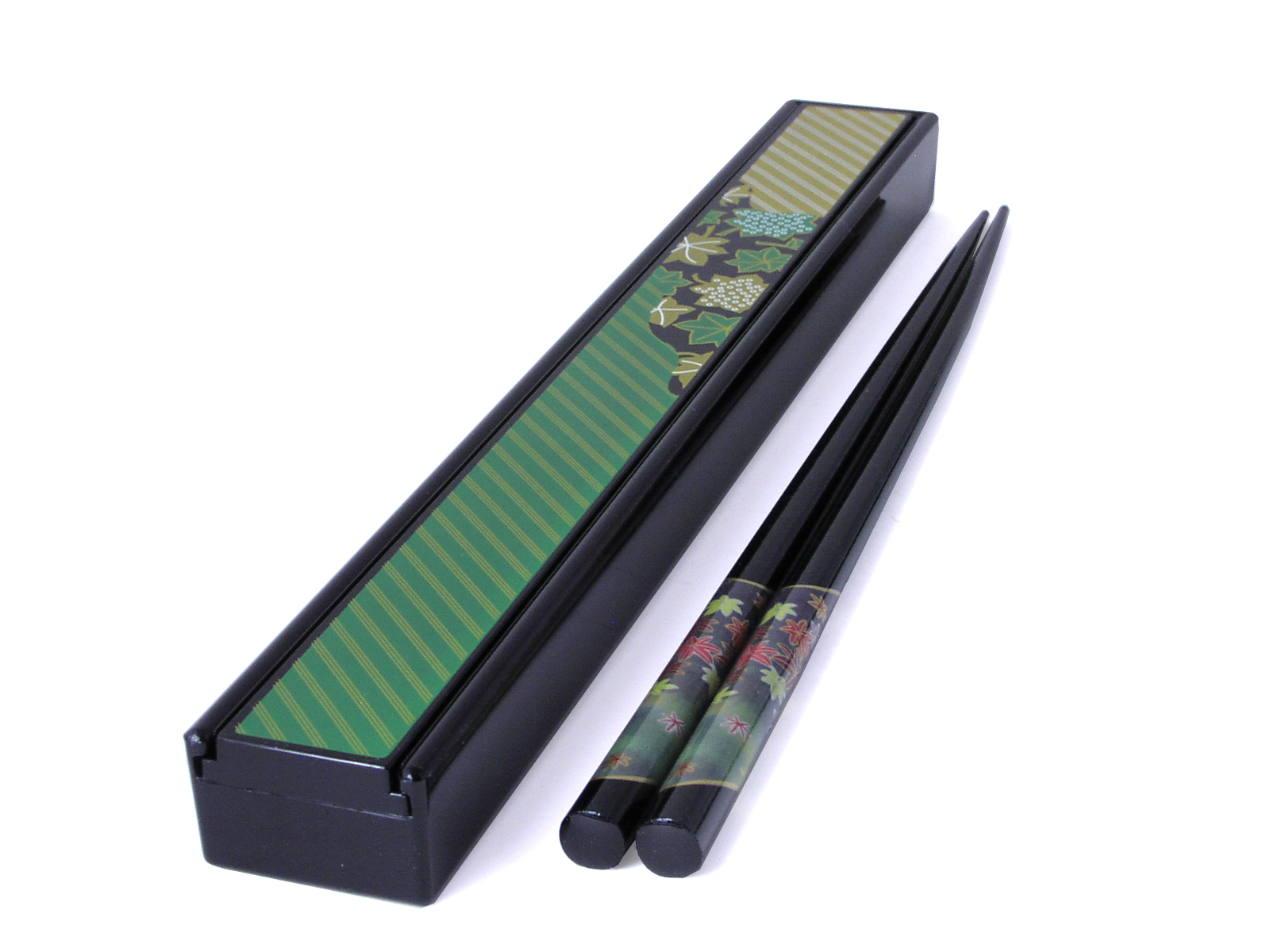 Black Travel Chopsticks with Carrying Case