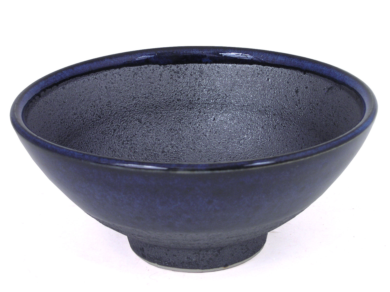 Modern Black and Blue Ceramic Bowl
