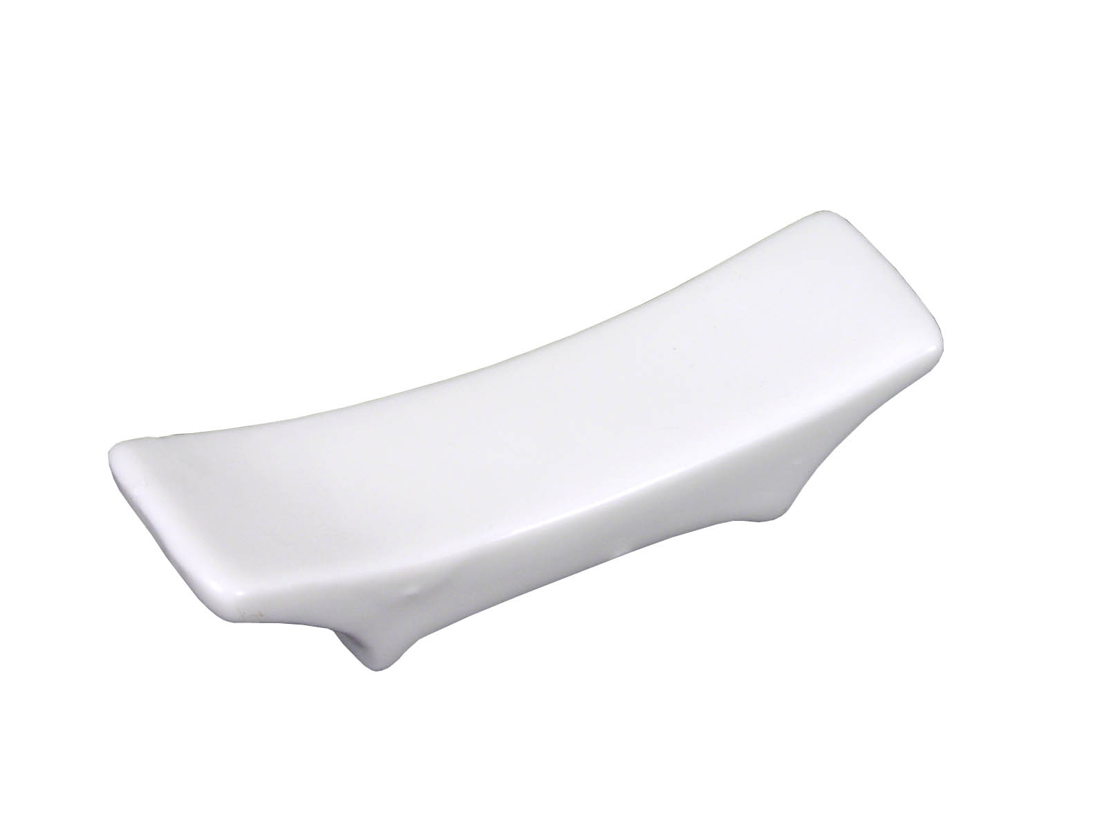 White Concave Chopstick Rest