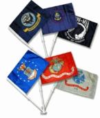 Military Car Flags