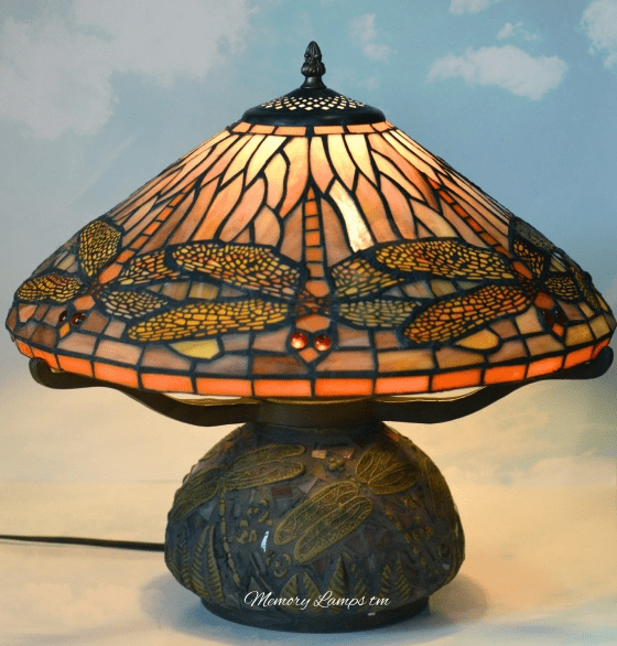 Dragonfly with Base Tiffany Memory Lamp™ OUT OF STOCK