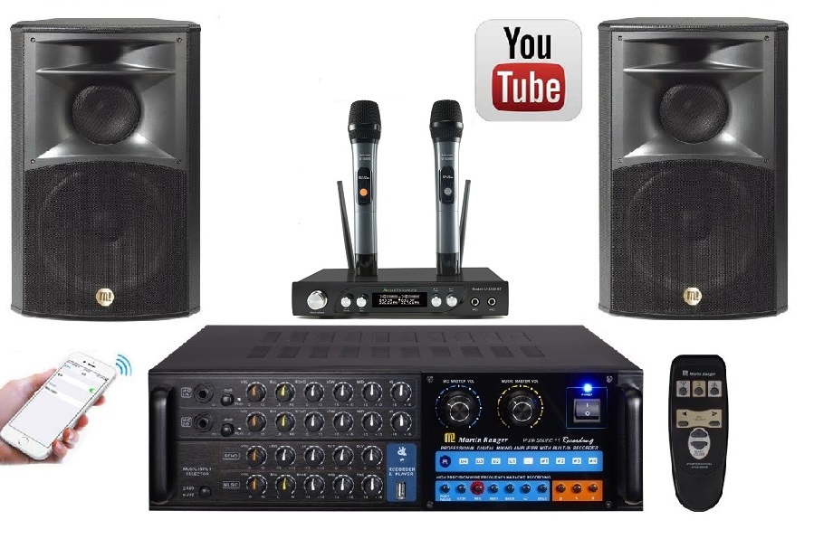 Martin Ranger Pure Sound 11 Recording with Speaker and Microphones