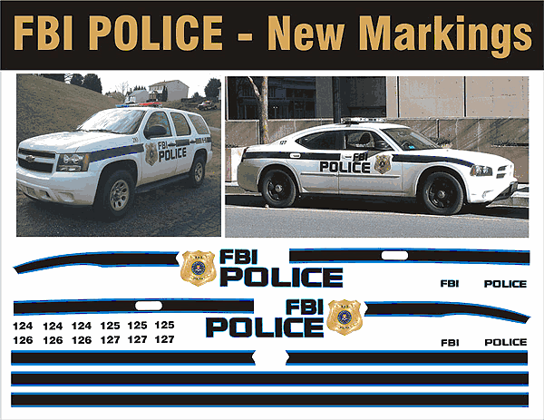 Police Car Decals