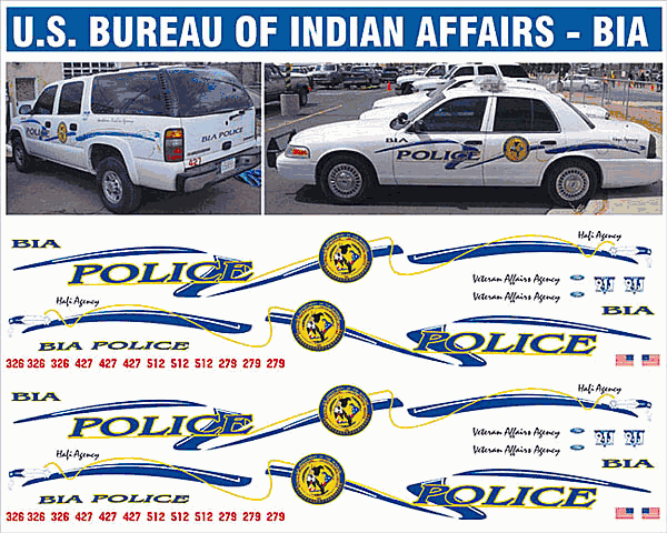 Police Car Decals