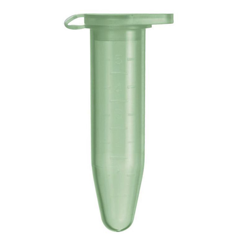 5ml Sample Prep Tube, Conical, Non-Sterile, Green, 200 per Case RP-163235G