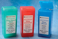 Acclean Dental Floss Waxed Mint 200yd , 12/Case HS-FL-027