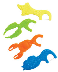 Acclean Dental Flossers Sea Creatures 3/Pk 48Pk/Bx HS-1126519