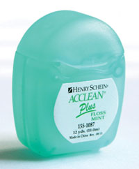 Acclean Plus Dental Floss Mint 12yd 36/Bx HS FL-025