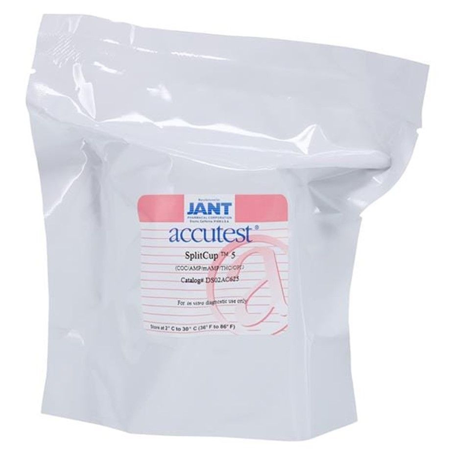 Accutest Drug Screen Test Kit CLIA Waived With Validity Testing 5 Panel ...