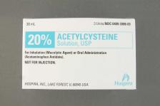 Acetylcysteine 20%, 200 mg / mL Oral or Inhalation Solution Vial 30 mL ...