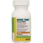 Amoxi-Tabs Amoxicillin Tablets 50 mg, 500/Bottle ZOETIS 10000477