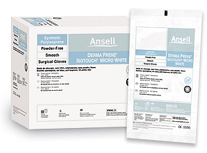 Ansell Derma Prene IsoTouch Micro White POWDER-FREE SYNTHETIC SURGICAL ...