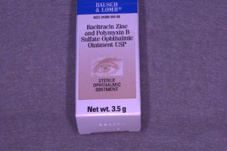 Bausch & Lomb Antibacterial Bacitracin Zinc / Polymyxin B Sulfate 500 ...