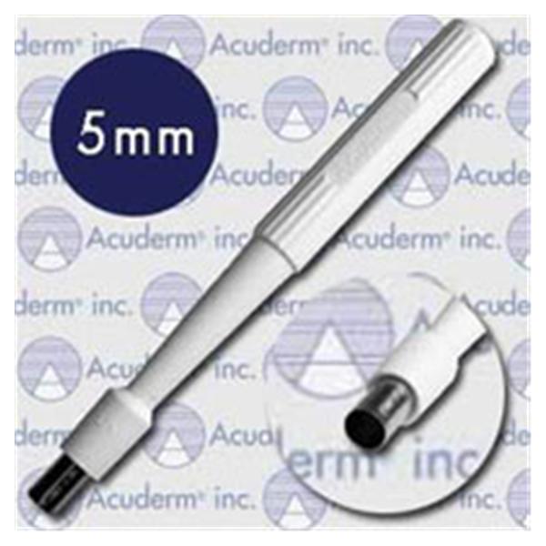 Biopsy Punch Dermal Acu-Punch 5mm Ribbed Hollow Handle Stainless Steel ...