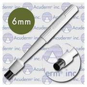 Biopsy Punch Dermal Acu-Punch 6mm Ribbed Hollow Handle Stainless Steel ...
