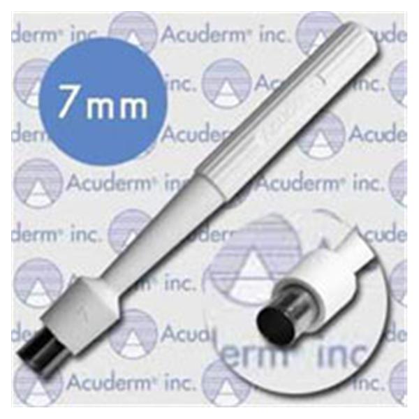 Biopsy Punch Dermal Acu-Punch 7mm Ribbed Hollow Handle Stainless Steel ...