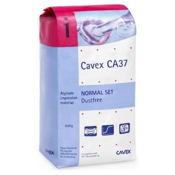 Cavex CA37 Alginate, Regular Set, Dust-free, 500g bag, 20 bg/cs Dukal AA075