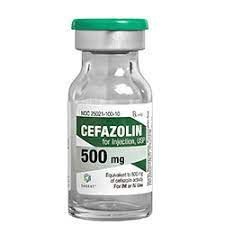 Cefazolin Sodium 500 mg Injection Single Dose Vial , 25/Pack Sagent ...