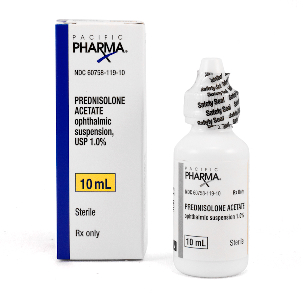 Corticosteroid Prednisolone Acetate 1% Ophthalmic Drops Bottle 10 mL ...