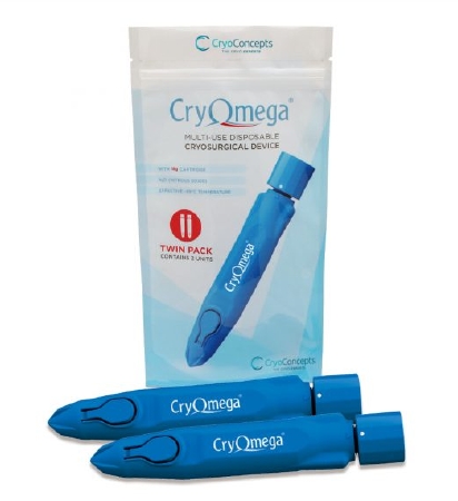 Cryosurgical Device CryOmega Pen Twin Pack 10 Packs/Case CryoConcepts ...