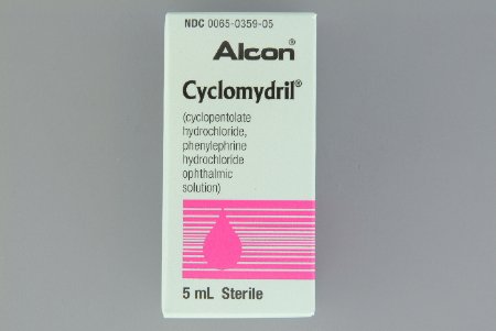 Cyclomydril Mydriatic Cyclopentolate HCl Phenylephrine HCl 0.2% - 1% ...